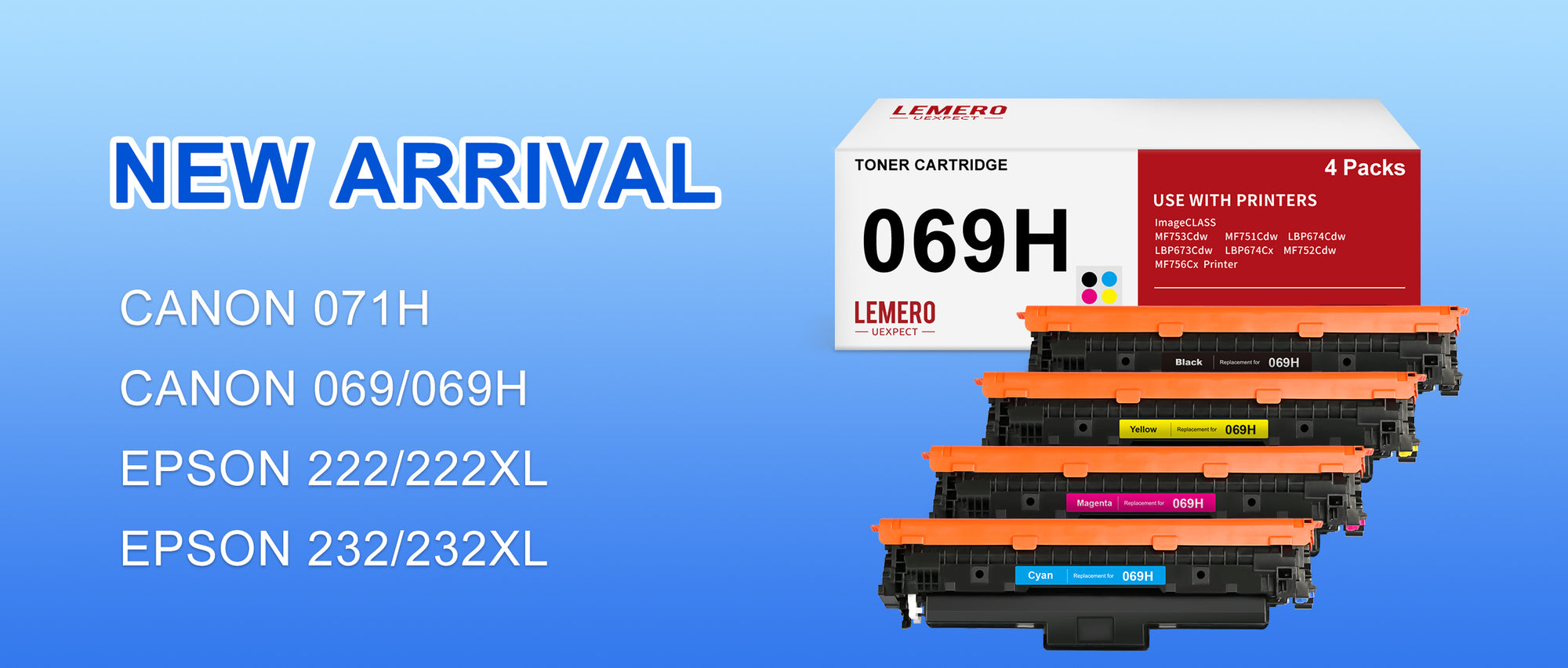 Shop Remanufactured Ink and Color Toner Cartridges For Less